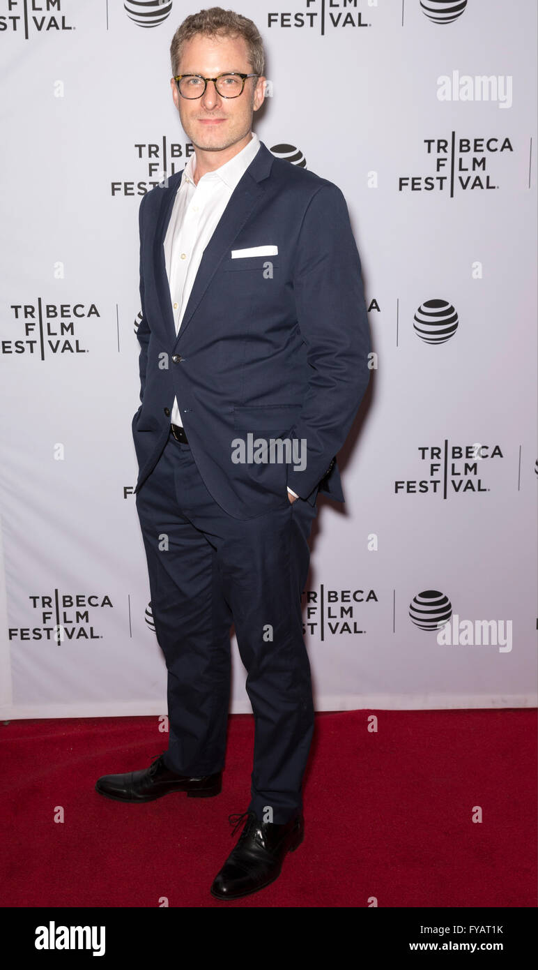 New York City, USA - April 24, 2016: Actor Ryan McCarthy attends the ...