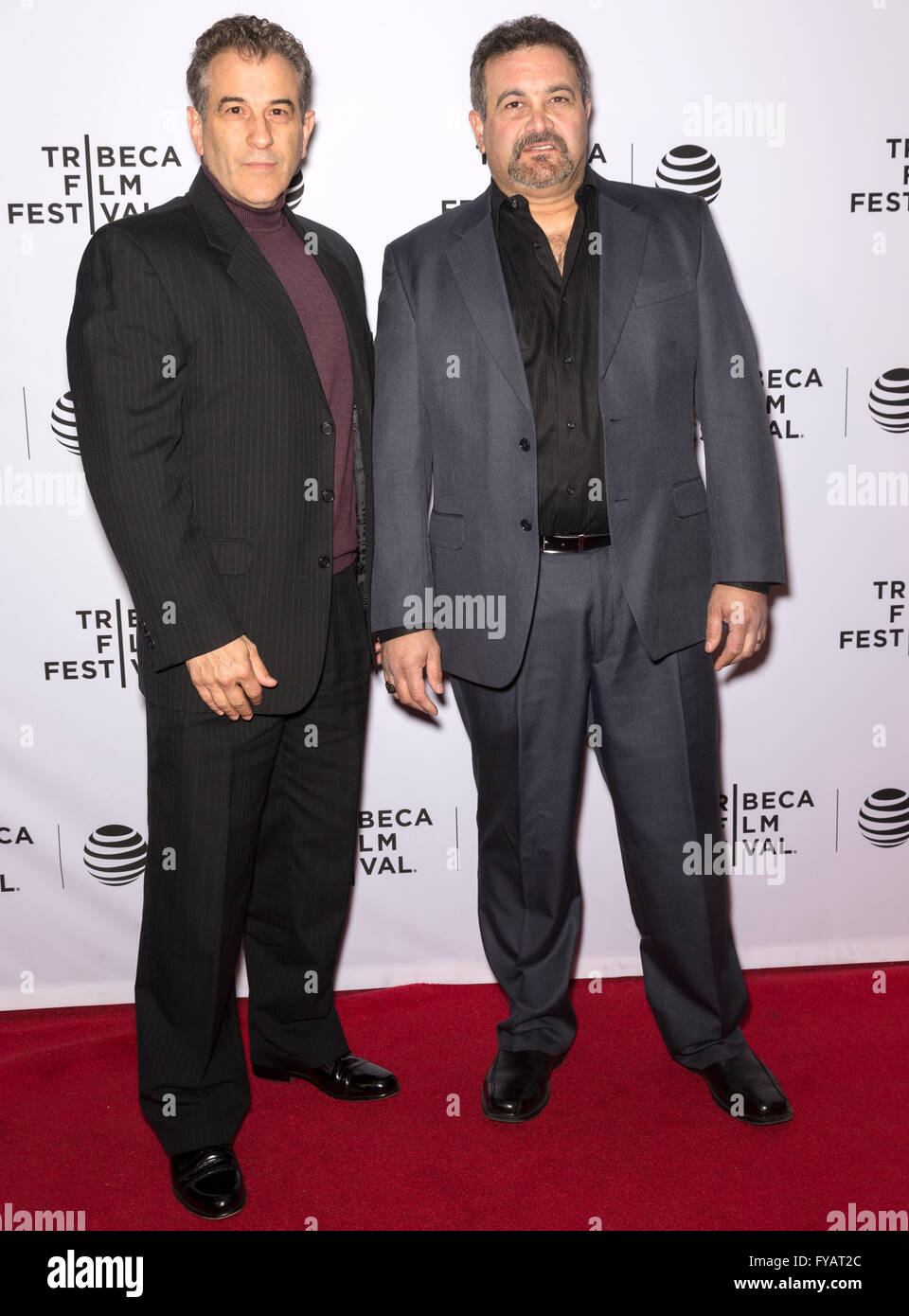 New York City, USA - April 24, 2016: Nick Falcone and Garry Pastore ...