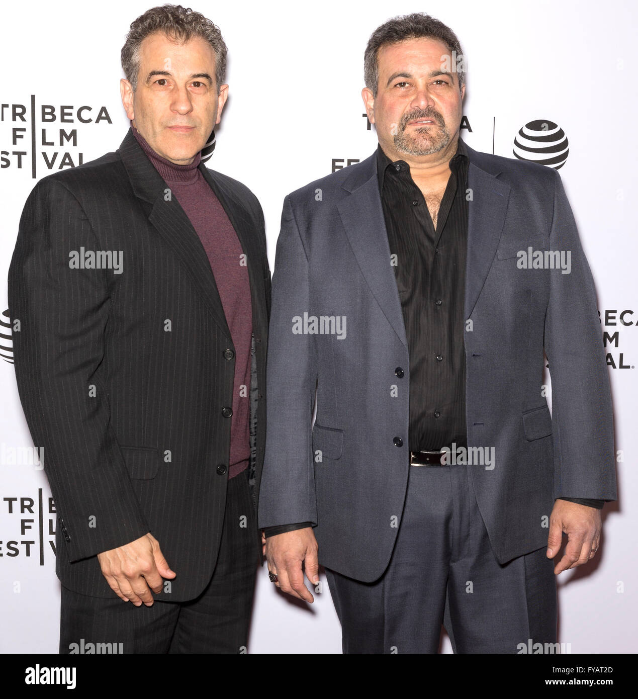 New York City, USA - April 24, 2016: Nick Falcone and Garry Pastore ...