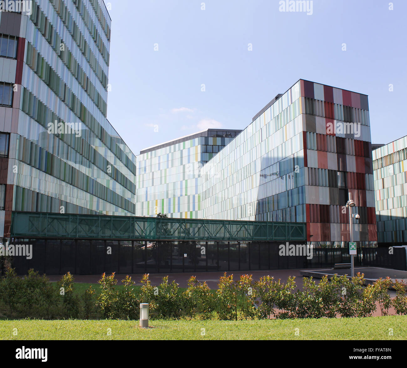 Modern office building complex, urban photography Stock Photo - Alamy