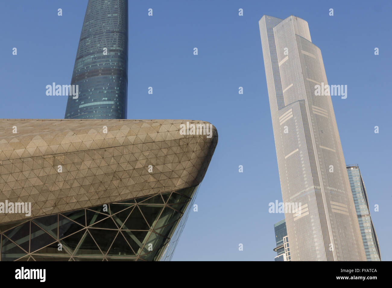 Guangzhou Tianhe city centre, China Stock Photo - Alamy