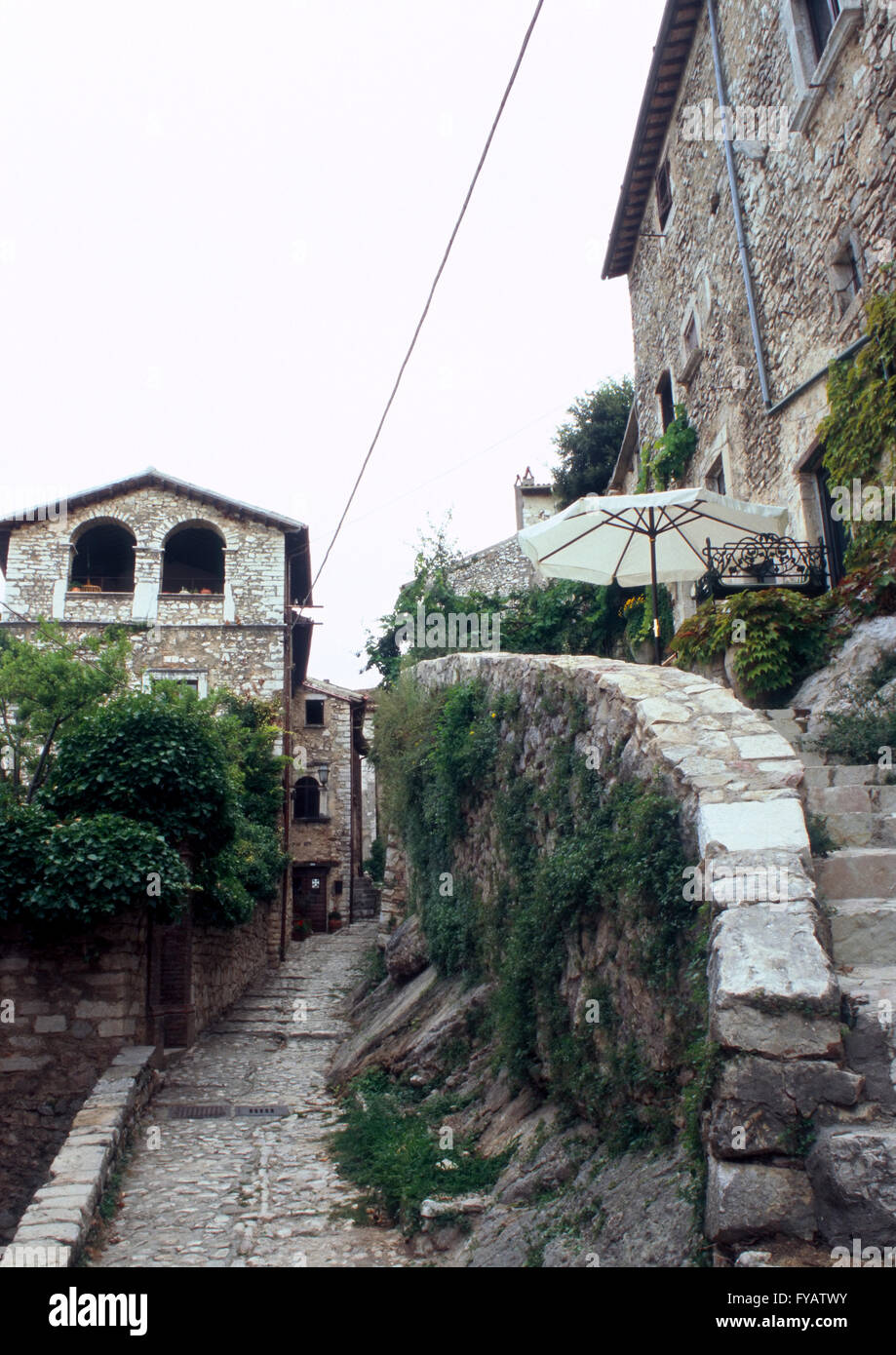 Alley of Labro Stock Photo - Alamy
