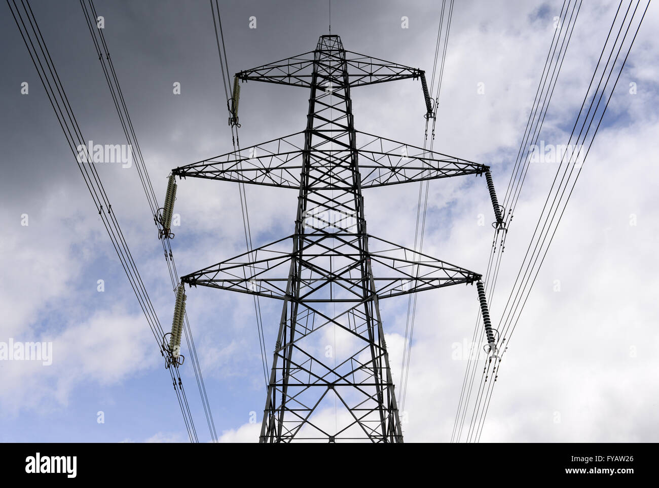 National Grid pylon Stock Photo - Alamy