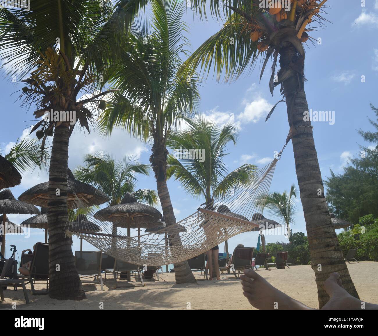 relaxing day by the sea Stock Photo - Alamy
