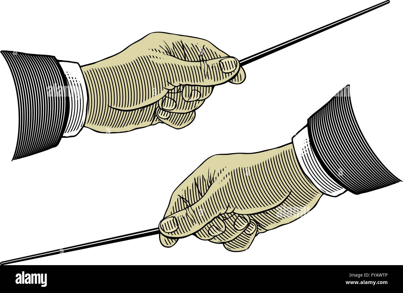 Pointing with stick hi-res stock photography and images - Alamy