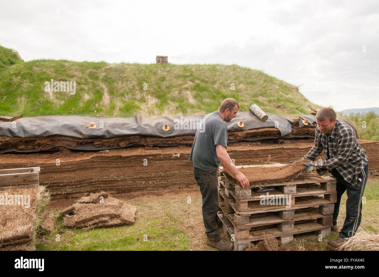 Viking house hi-res stock photography and images - Alamy
