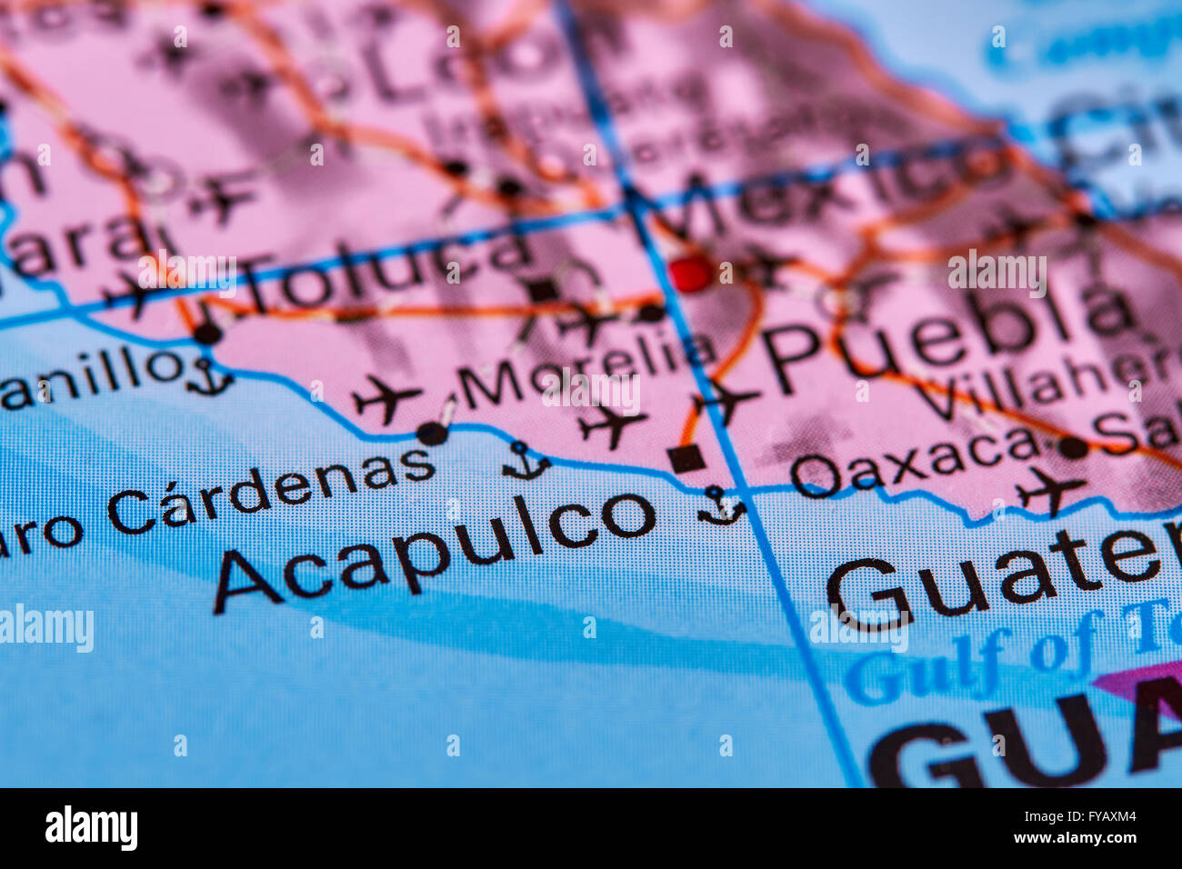 Mexico Map High Resolution Stock Photography and Images - Alamy
