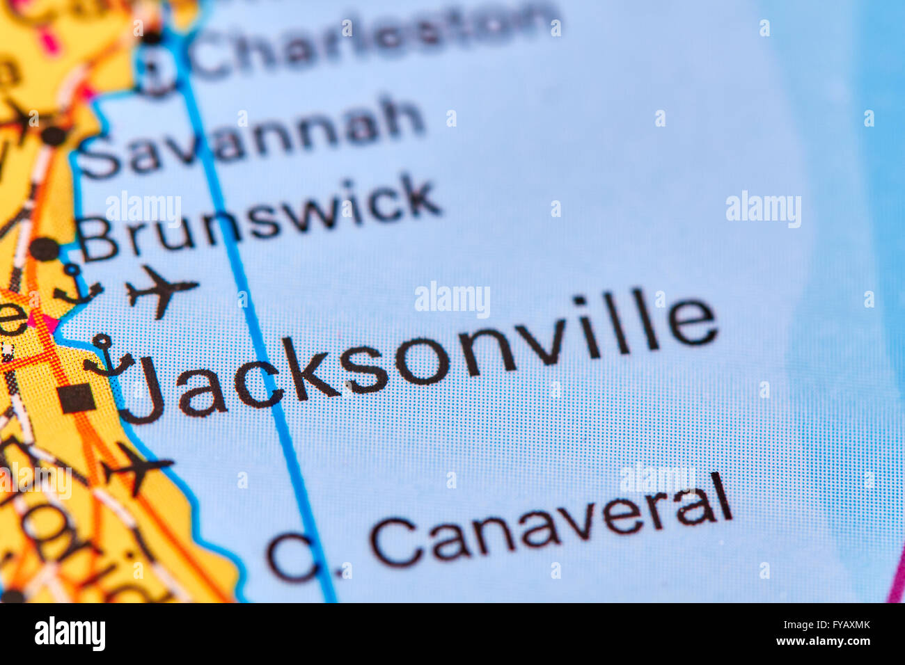 Map of florida city hi-res stock photography and images - Alamy