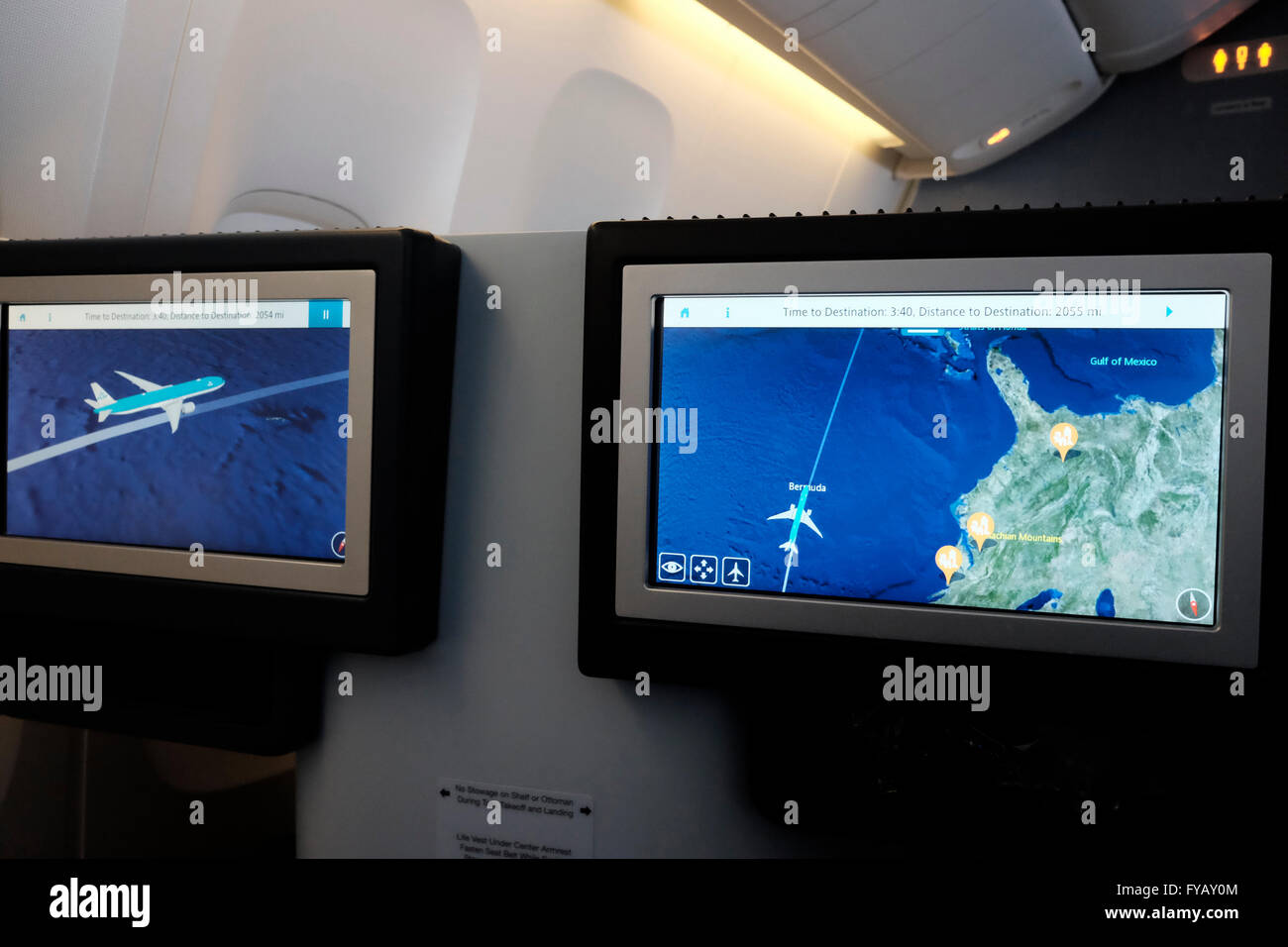Aeroplane flight position map showing hi-res stock photography and ...