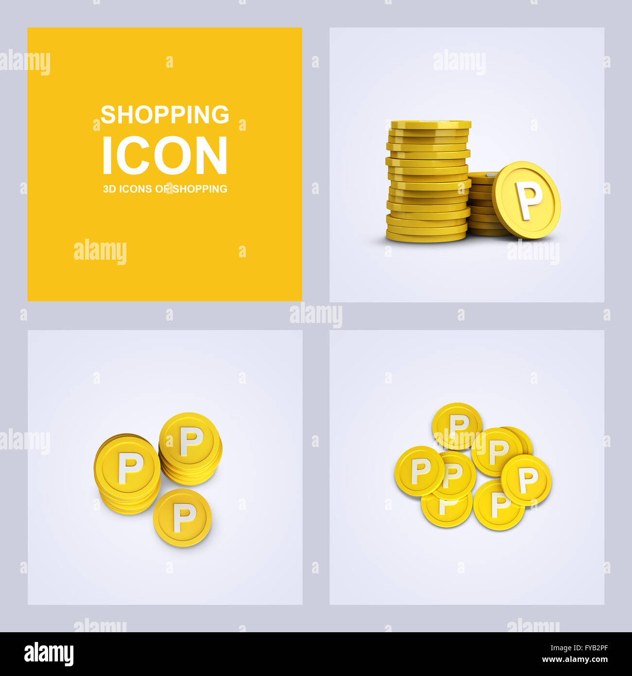 3d icons008 hi-res stock photography and images - Alamy