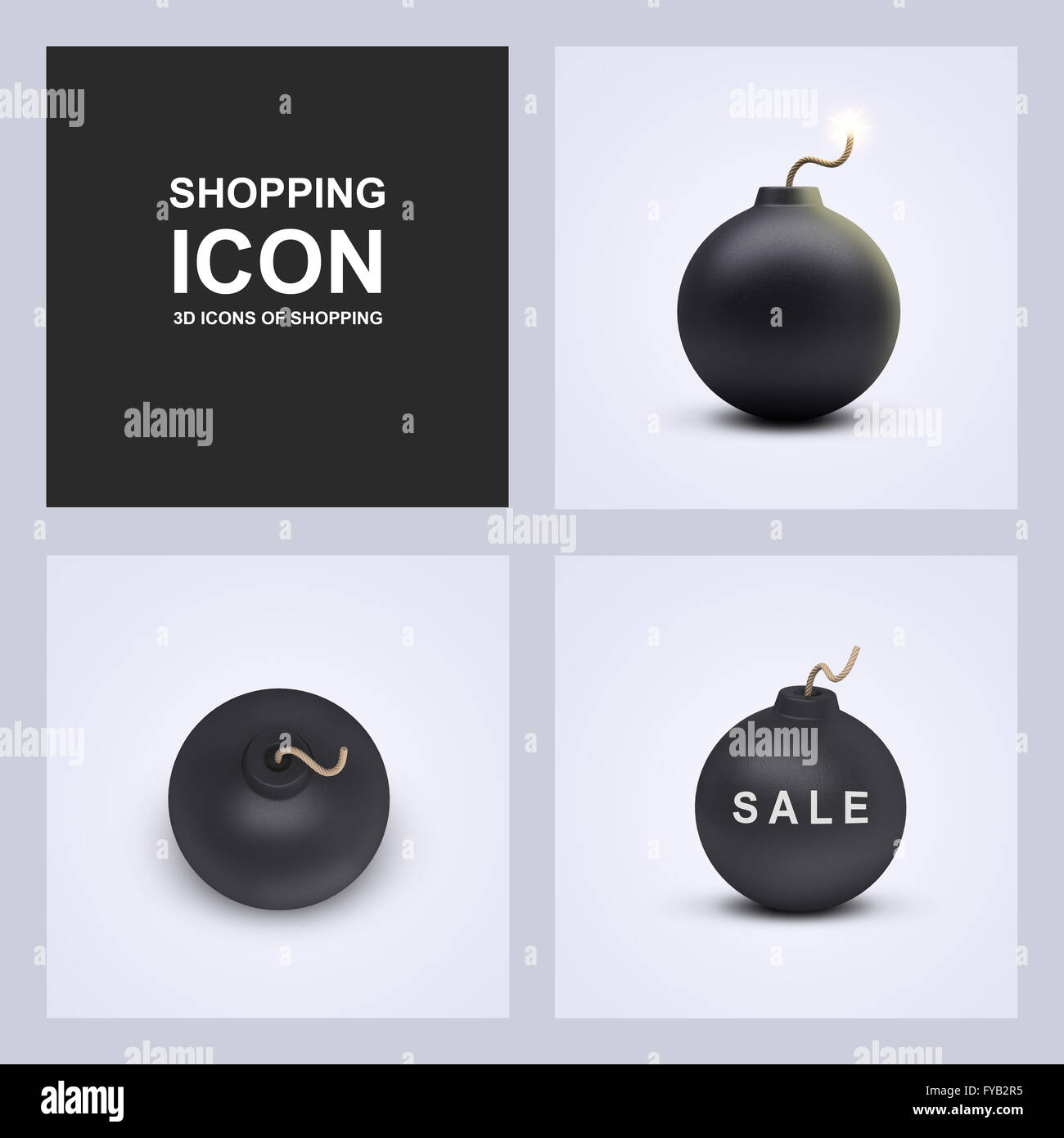 3D Icons 023 Stock Photo - Alamy