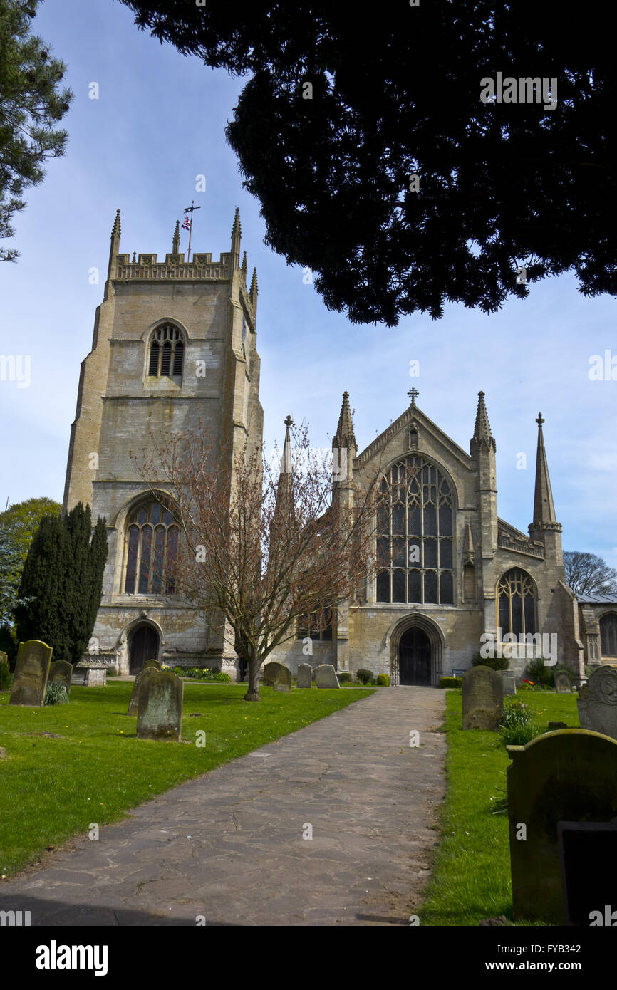 Large country church Terrington Stock Photo - Alamy
