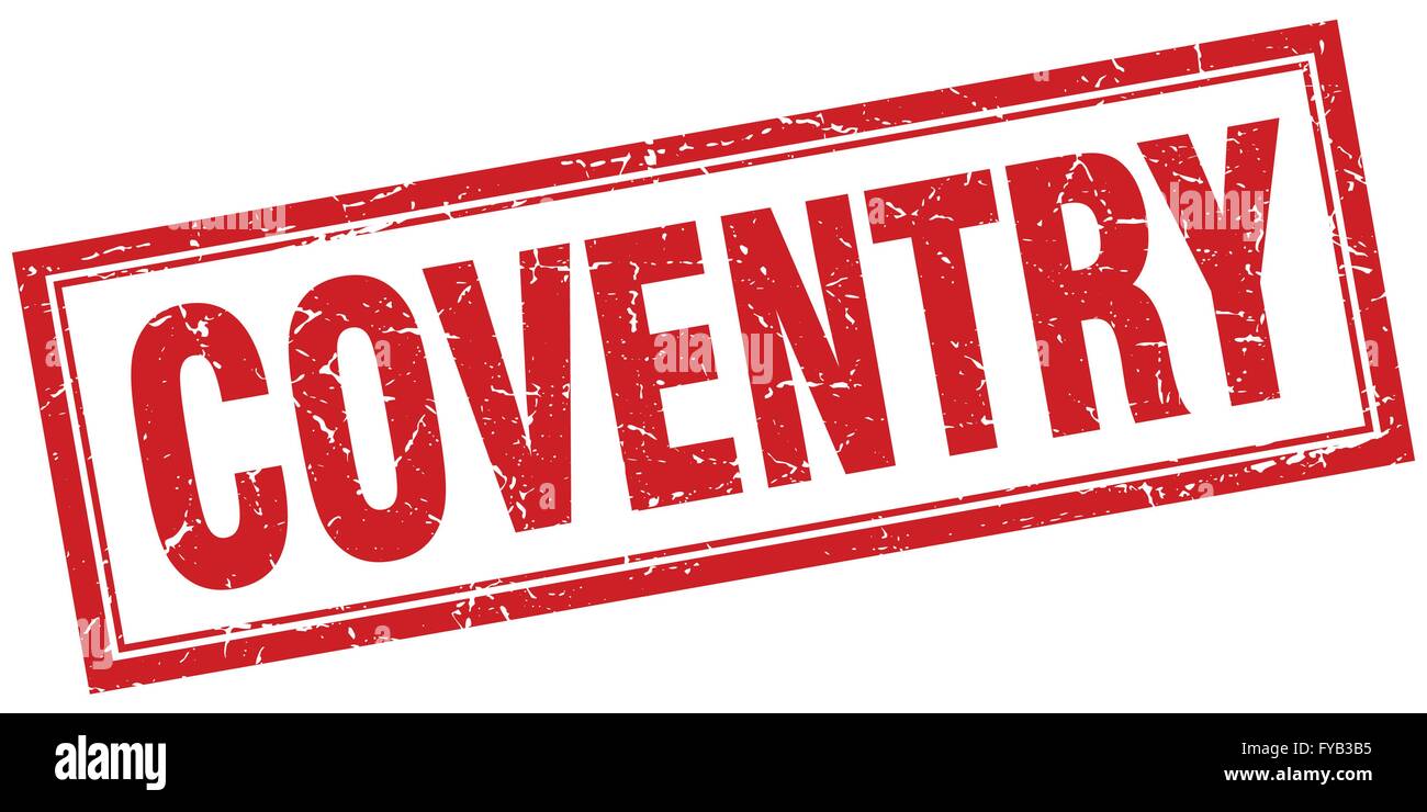 Coventry red square grunge stamp on white Stock Vector Image & Art - Alamy