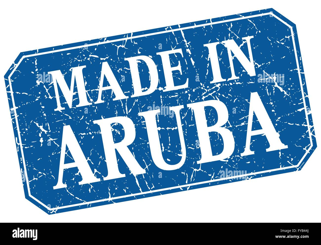 made in Aruba blue square grunge stamp Stock Vector Image & Art - Alamy