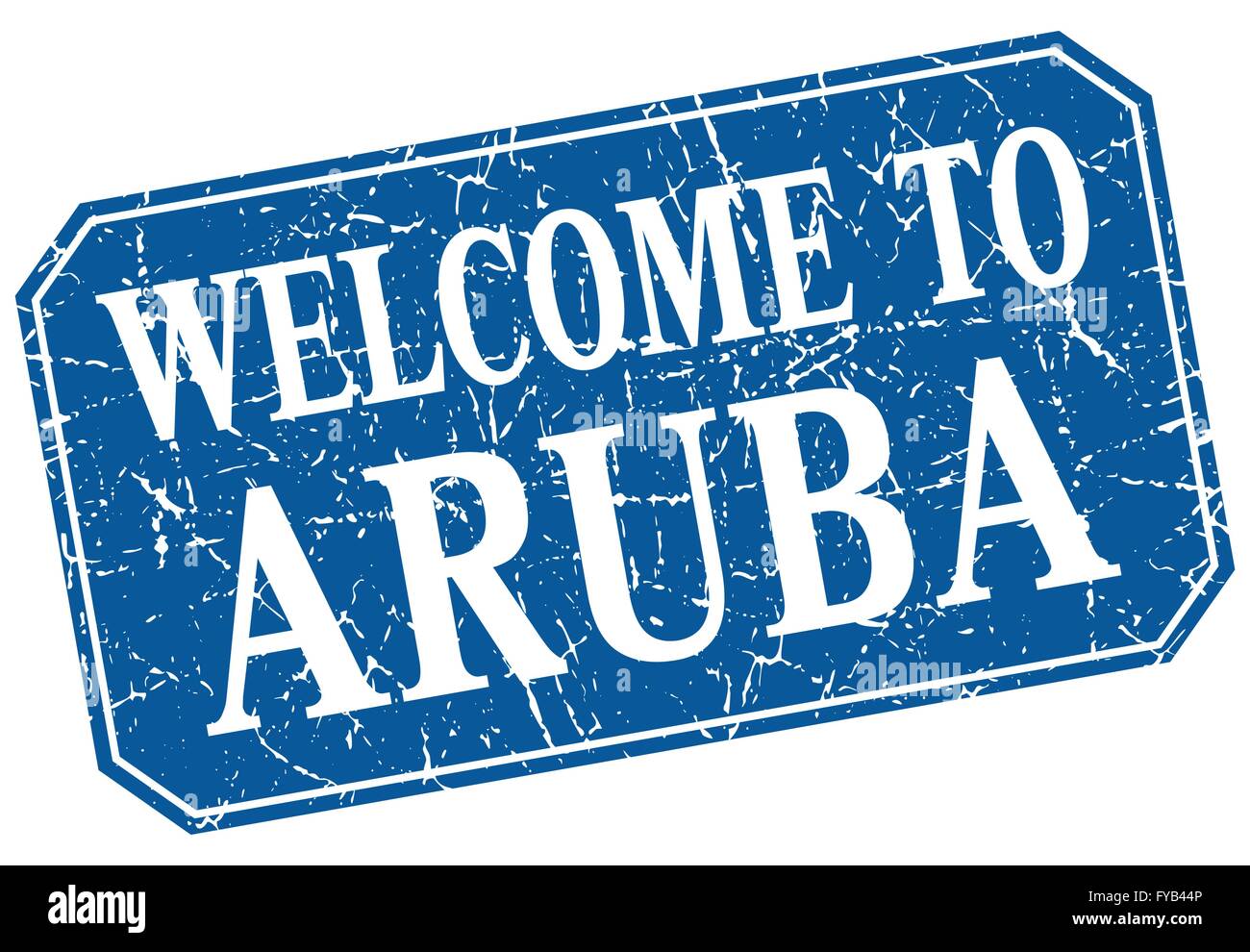Aruba welcome sign hi-res stock photography and images - Alamy
