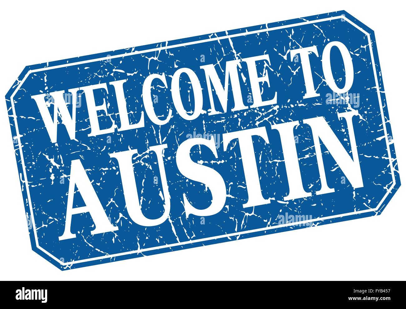 Welcome to austin sign Cut Out Stock Images & Pictures - Alamy