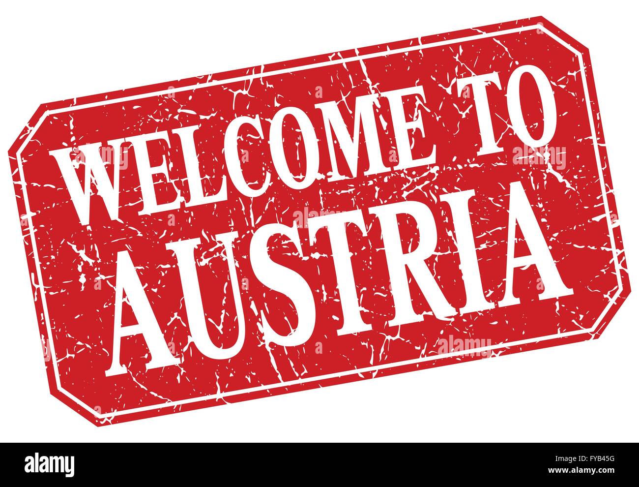 Welcome to austria sign Stock Vector Images - Alamy