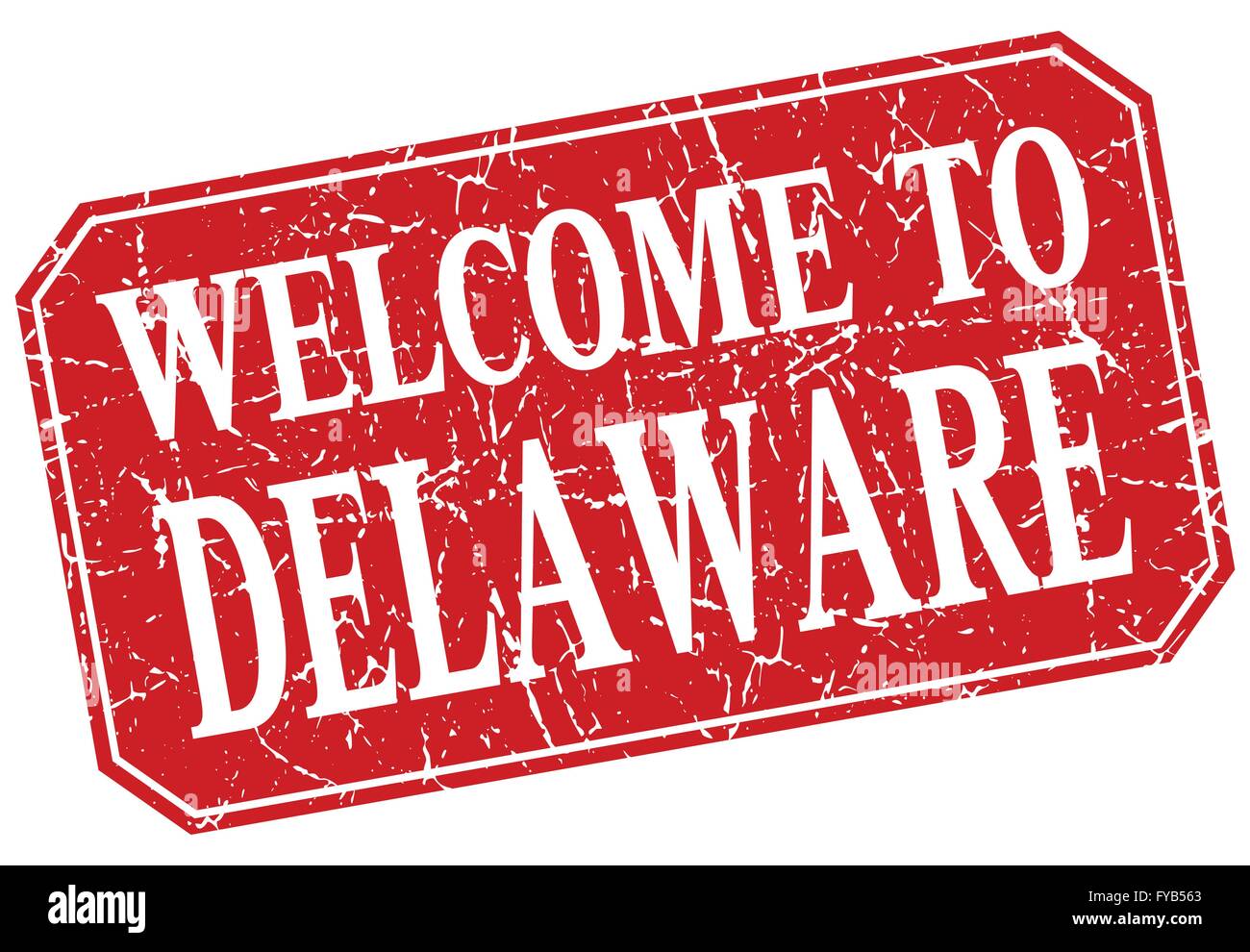 Welcome to delaware sign Stock Vector Images - Alamy