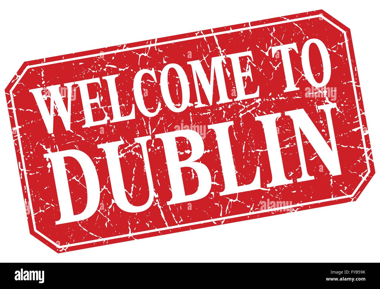 Dublin welcome sign Stock Vector Images - Alamy