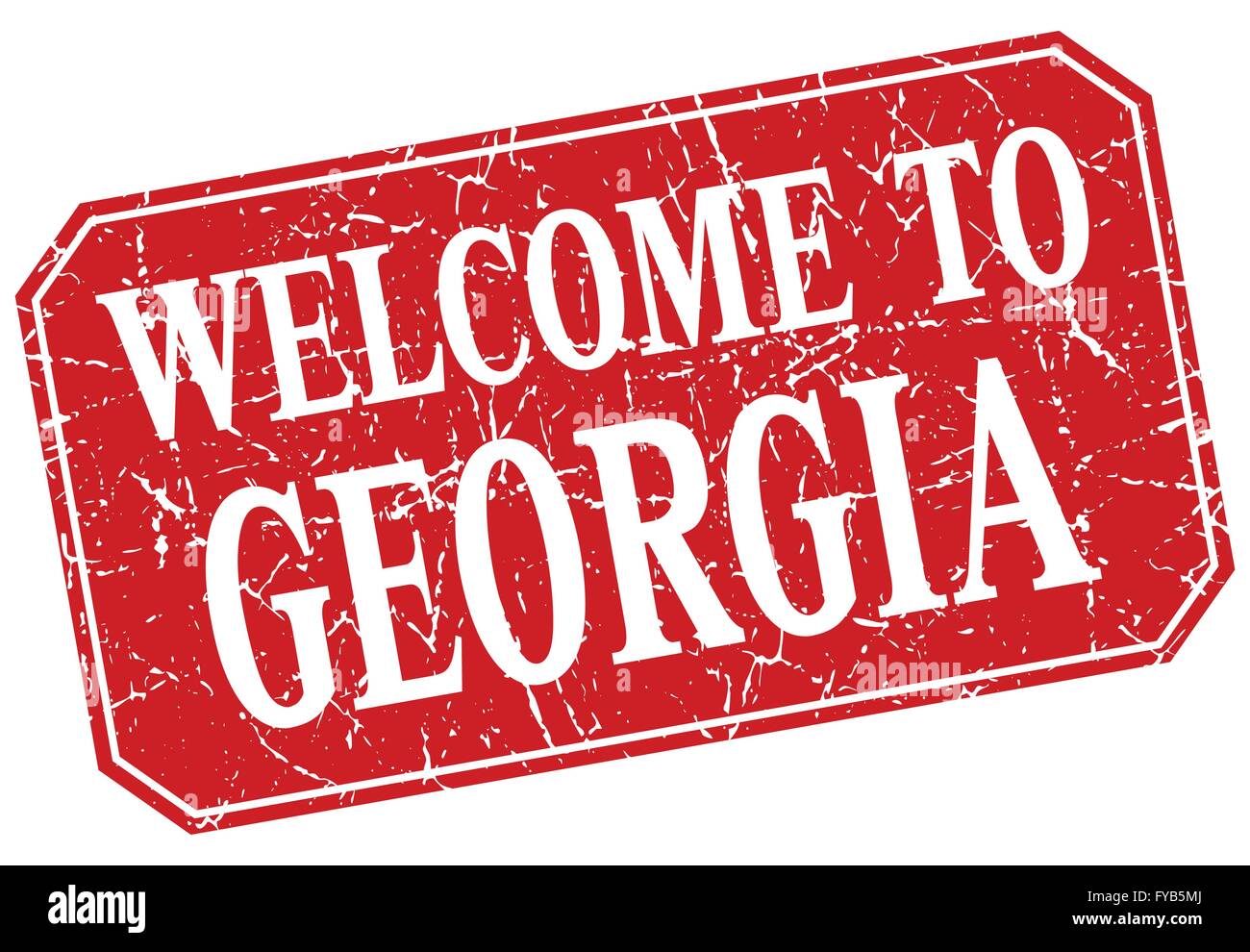 Georgia welcome sign Stock Vector Images - Alamy