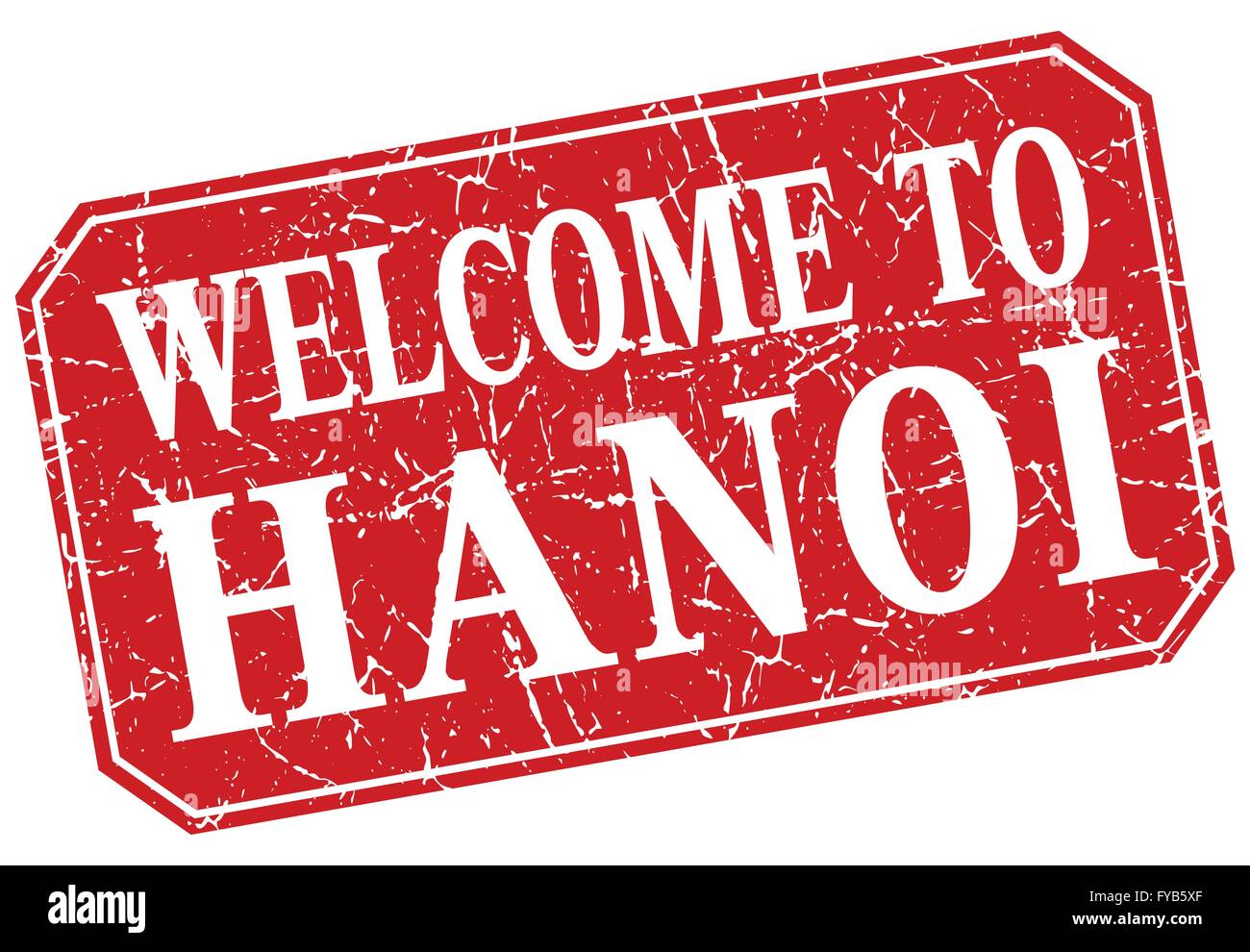 Hanoi welcome sign Stock Vector Images - Alamy