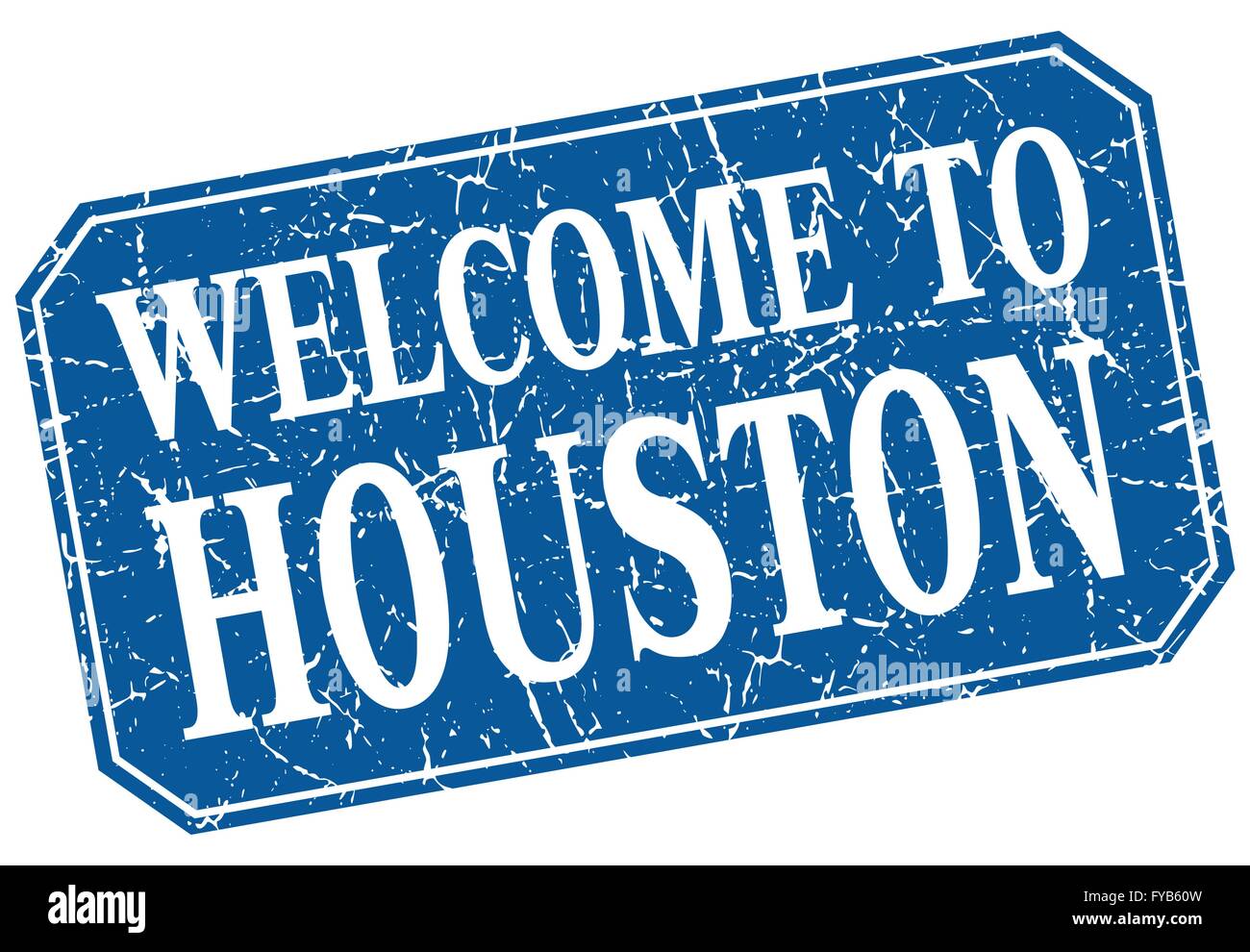 Welcome houston stamp hi-res stock photography and images - Alamy