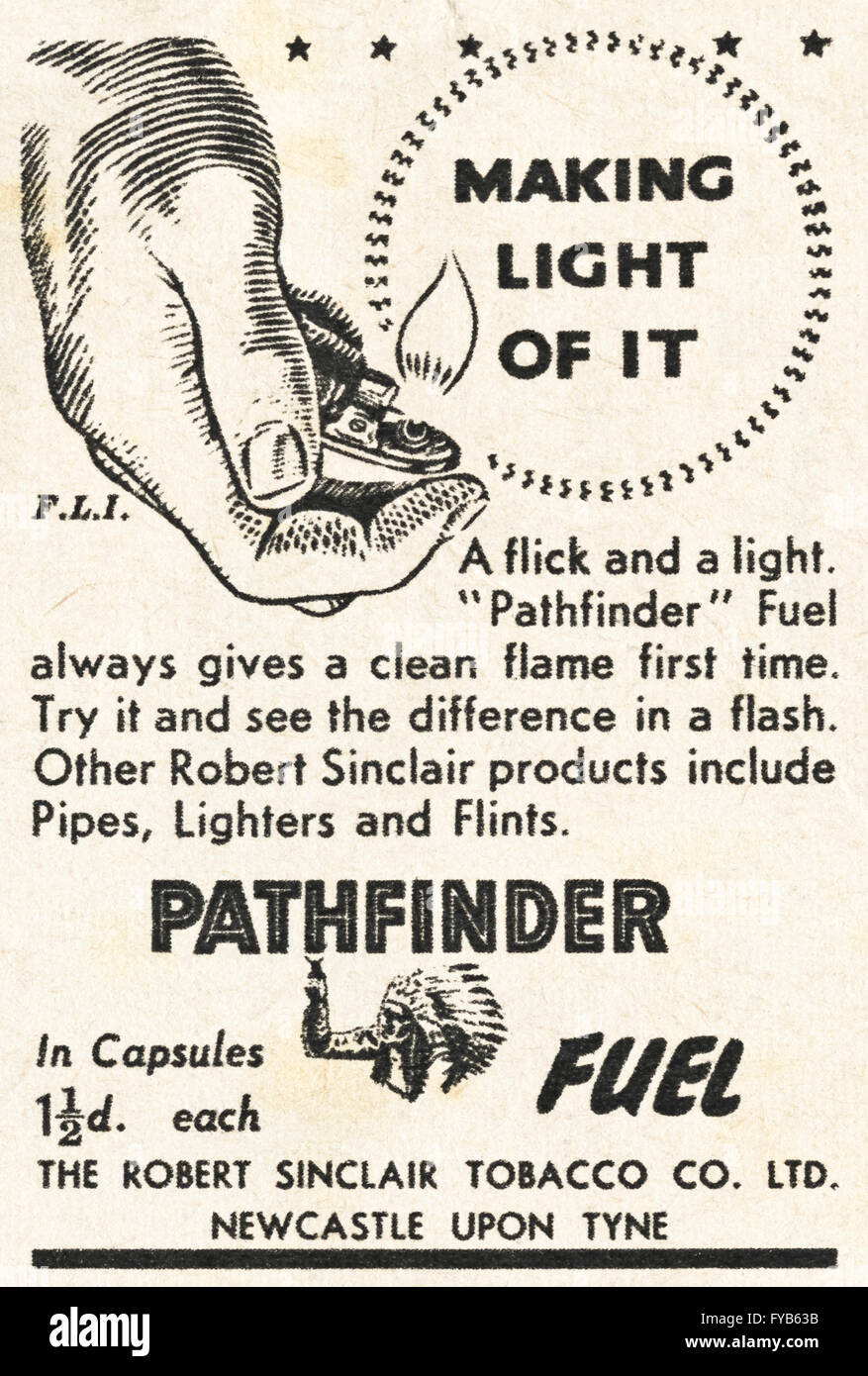 1940s newspaper adverts hi-res stock photography and images - Alamy