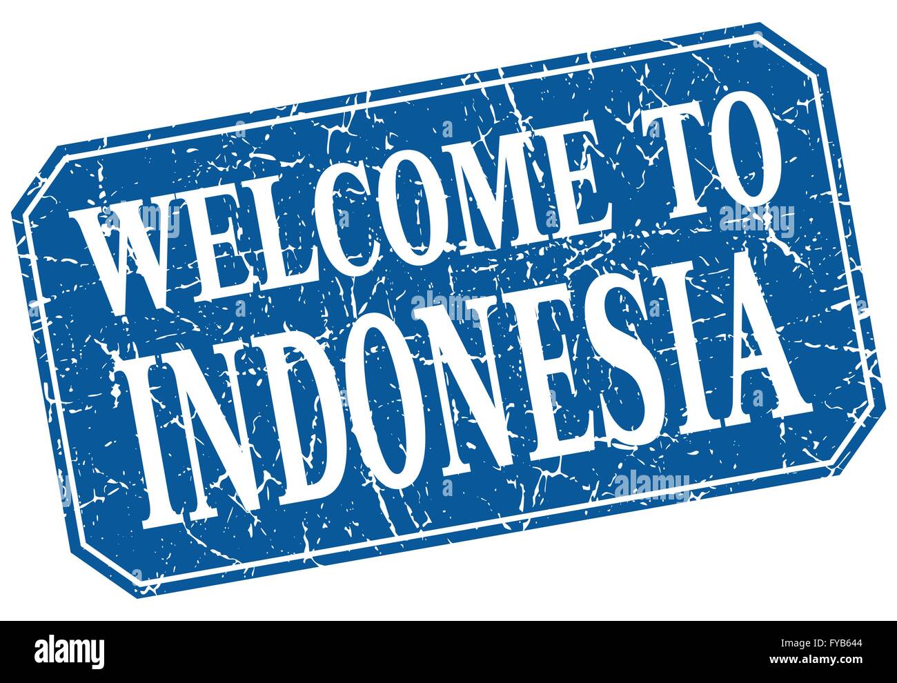 Welcome to indonesia vector vectors Cut Out Stock Images & Pictures - Alamy