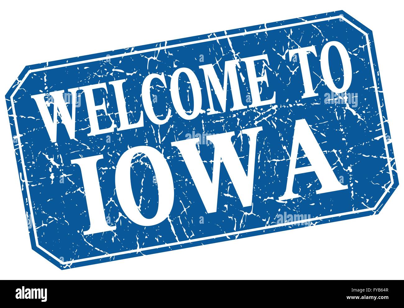 Iowa welcome sign Stock Vector Images - Alamy