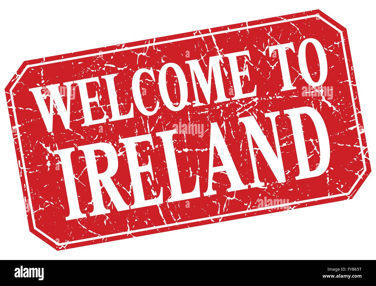 Welcome to ireland sign Stock Vector Images - Alamy