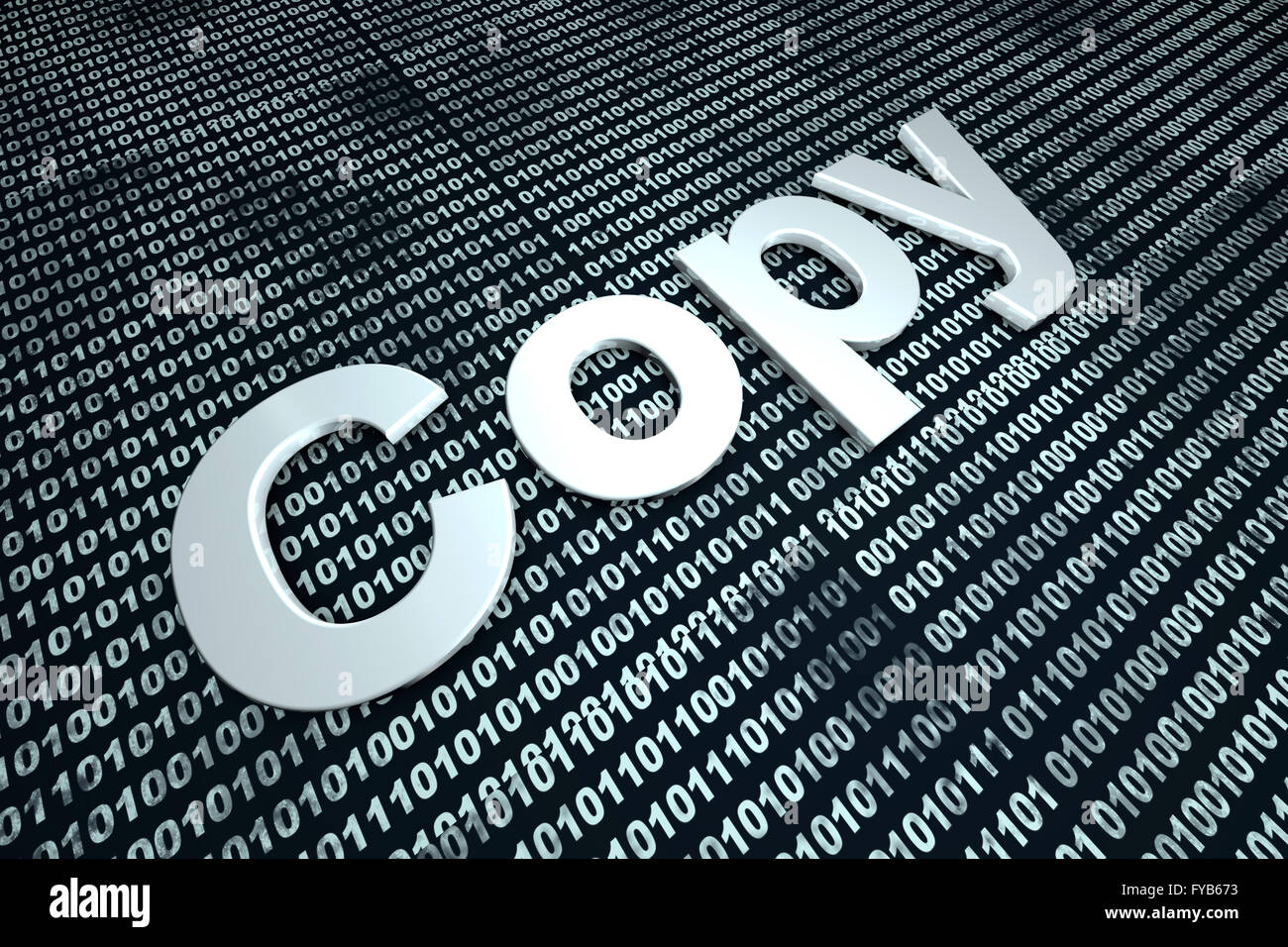 Digital Copy. 3D rendered background Stock Photo - Alamy