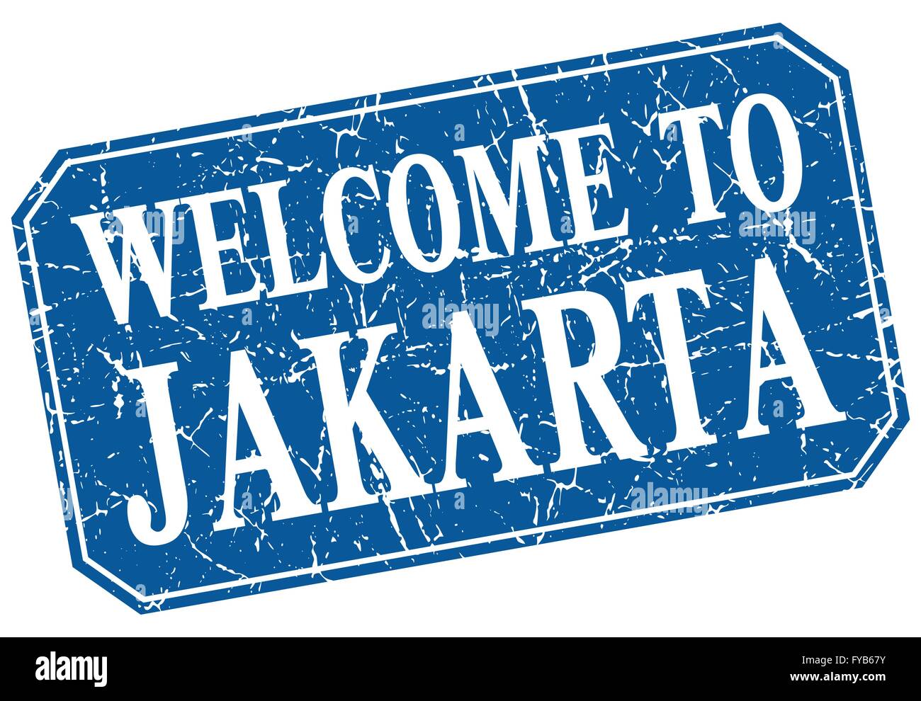 Welcome to jakarta Stock Vector Images - Alamy