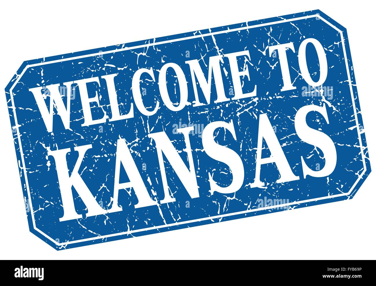Welcome to kansas sign Stock Vector Images - Alamy
