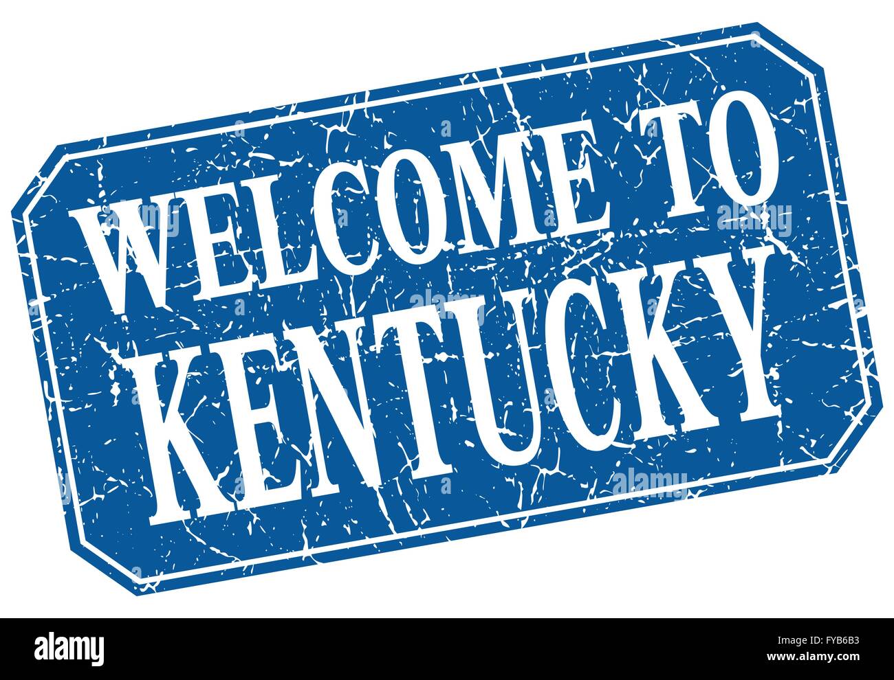 Welcome to kentucky sign Cut Out Stock Images & Pictures - Alamy