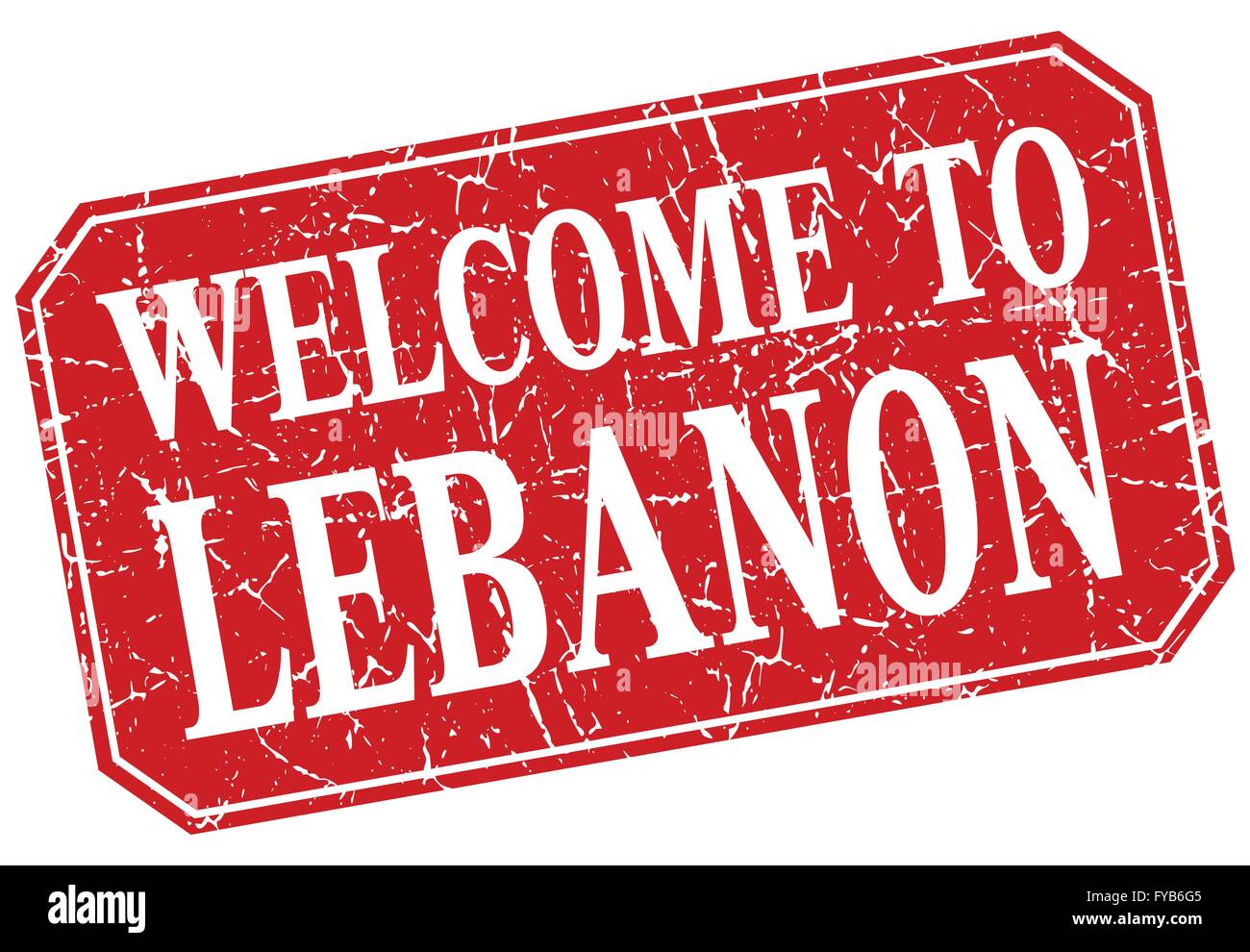 Welcome lebanon stamp Stock Vector Images - Alamy