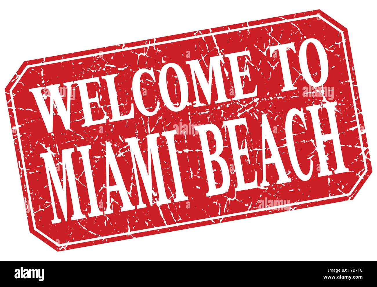 Welcome to miami sign Stock Vector Images - Alamy