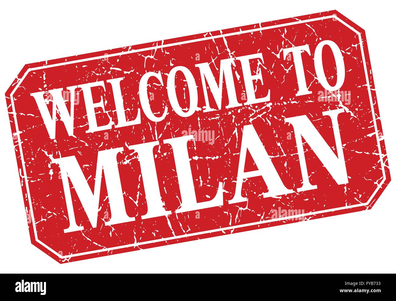 Milan stamp Stock Vector Images - Alamy