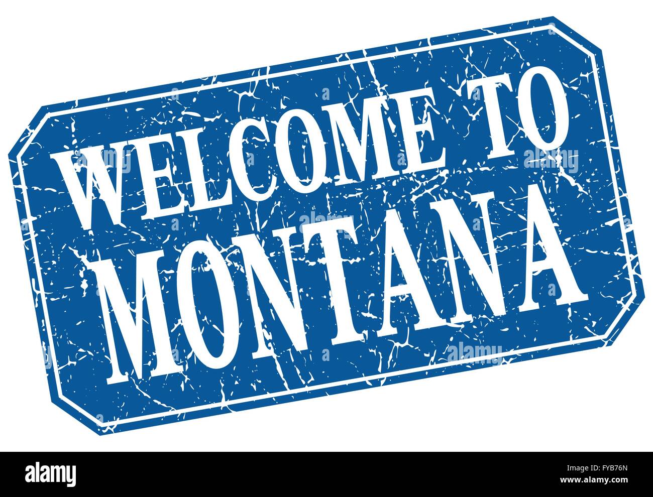 Welcome sign montana Cut Out Stock Images & Pictures - Alamy
