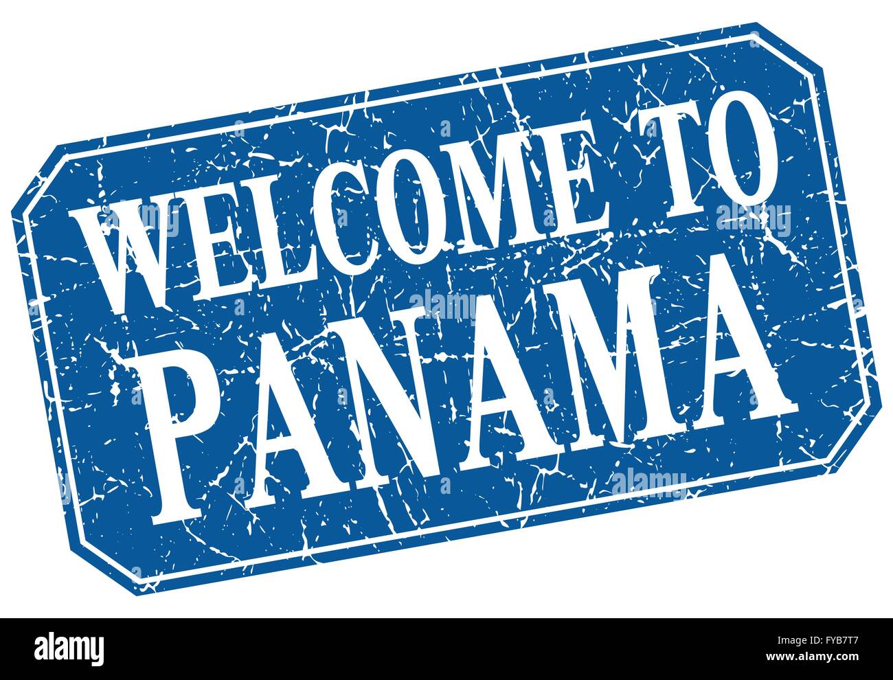 Welcome to panama sign Cut Out Stock Images & Pictures - Alamy