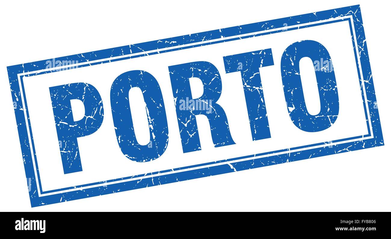 Blue porto sign Cut Out Stock Images & Pictures - Alamy