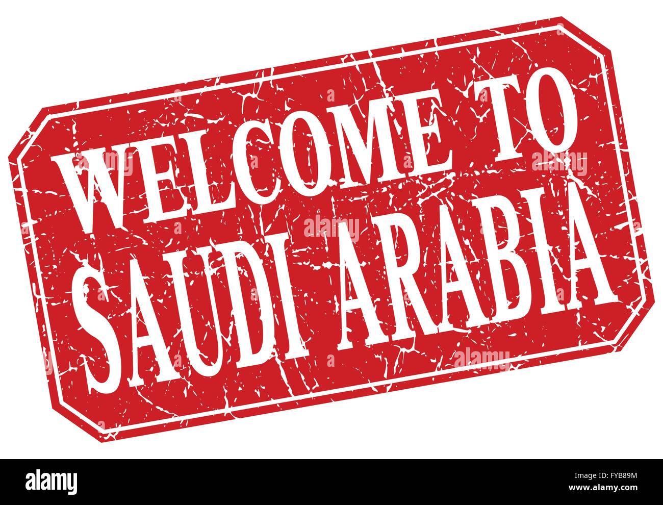 Welcome saudi arabia red square hi-res stock photography and images - Alamy