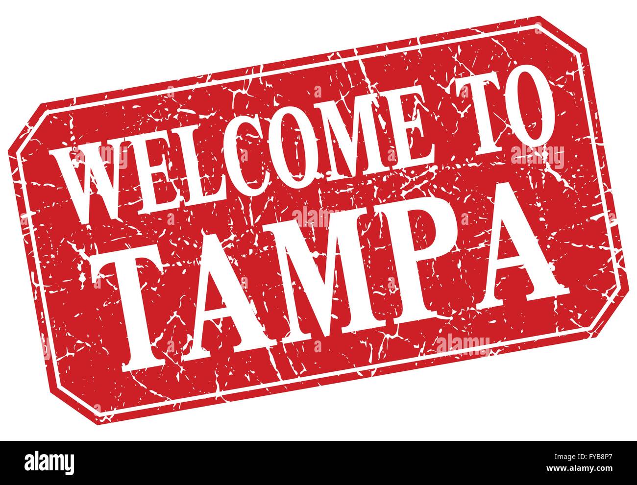 Welcome tampa stamp hi-res stock photography and images - Alamy