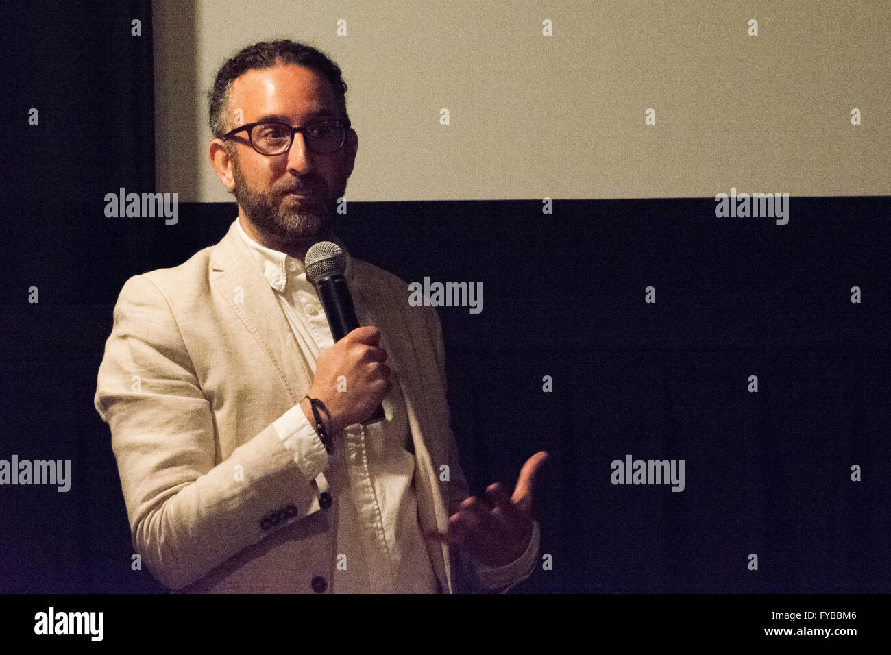 New York, USA. 23rd April 2016. Jeff L. Lieberman, the film's writer ...