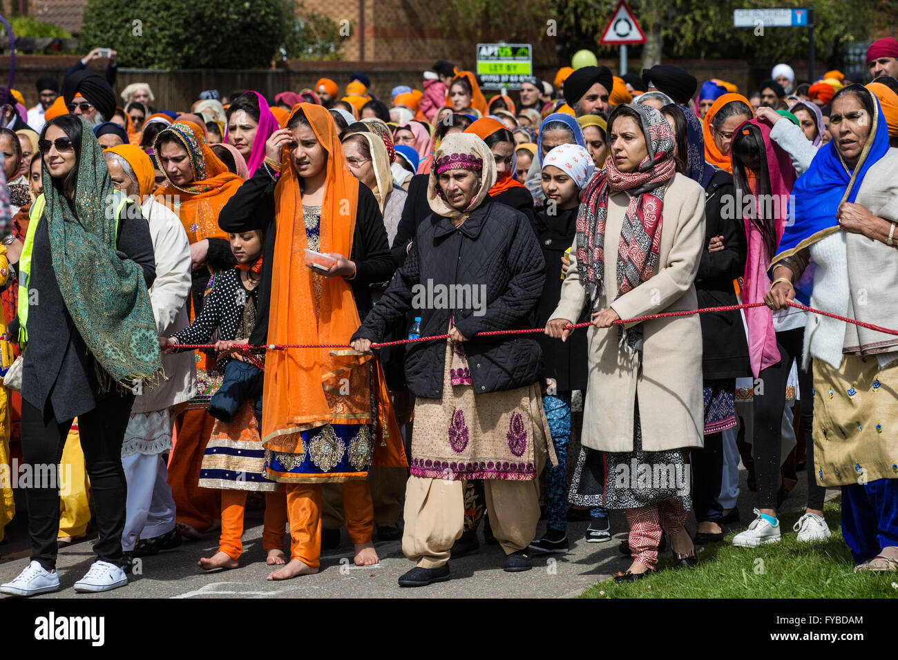 Sikh festival 2016 hi-res stock photography and images - Alamy