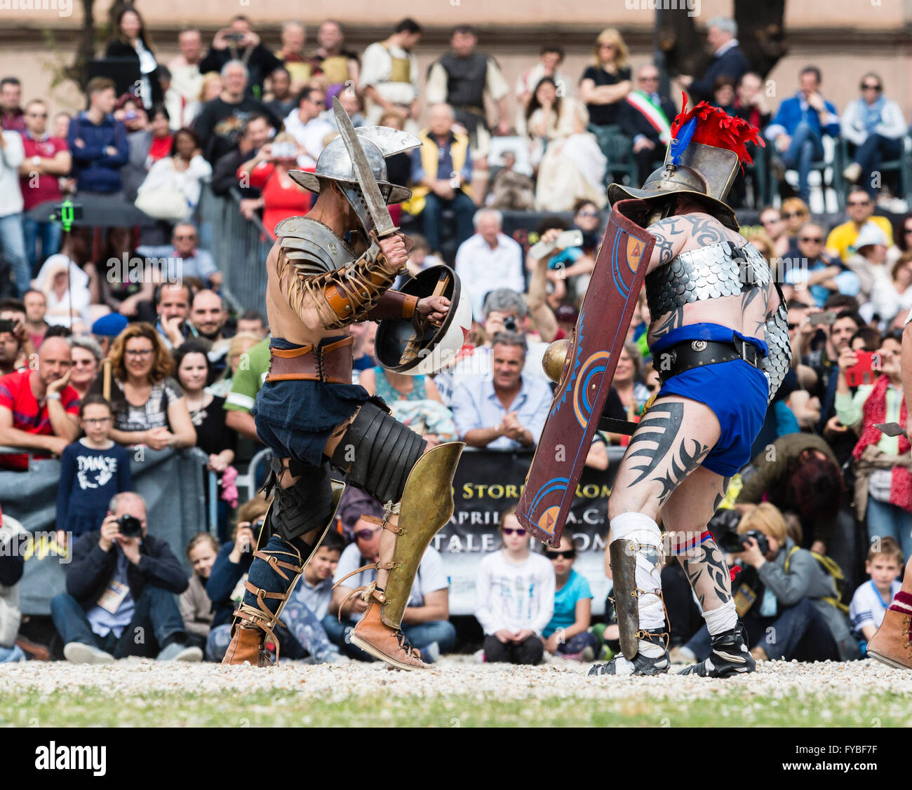 Re-enactors in costume celebrate the 2769th anniversary of the founding ...