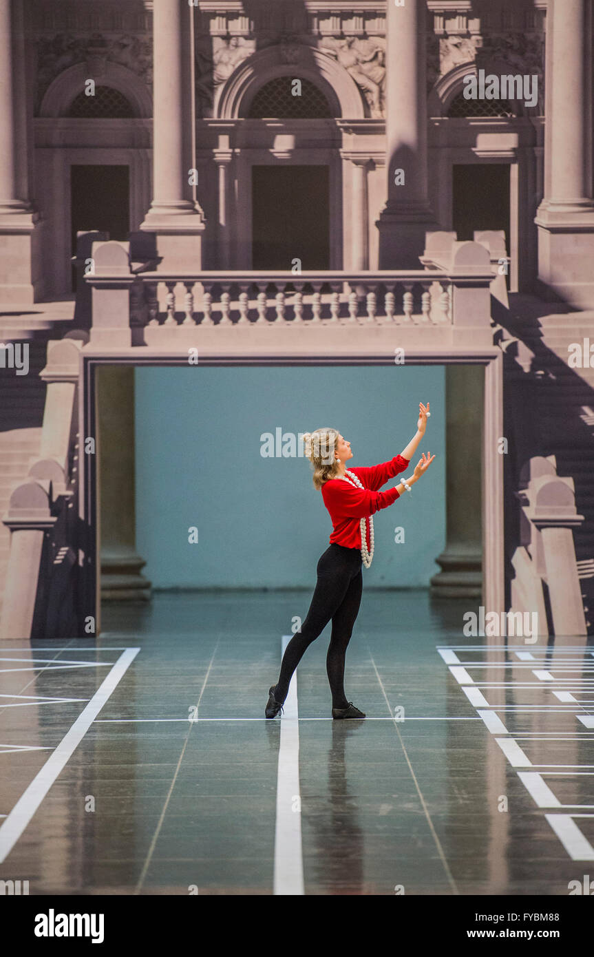 London, UK. 25th Apr, 2016. Pablo Bronstein: Historical Dances in an ...
