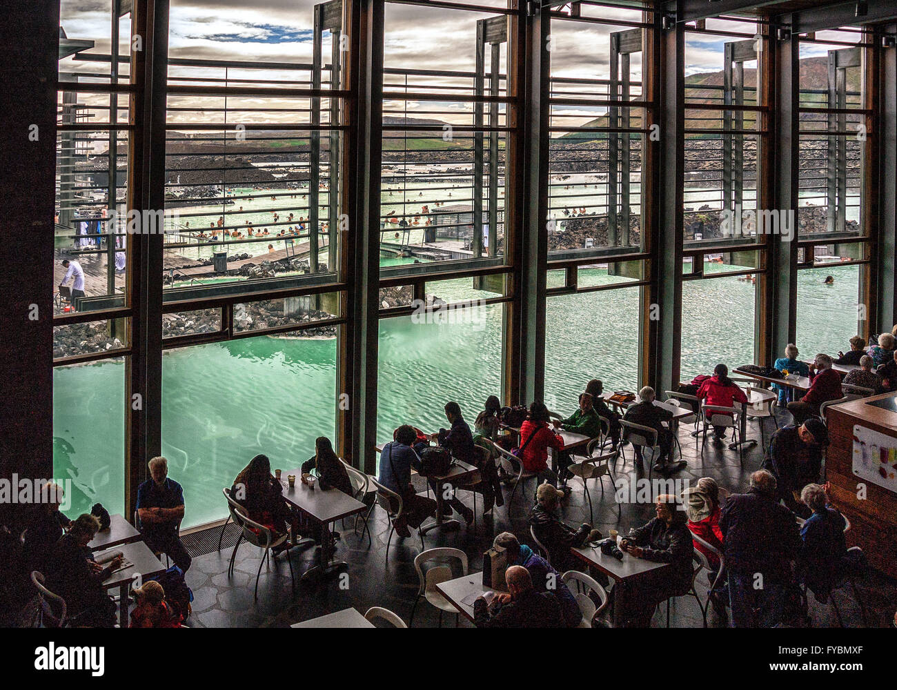 Lava restaurant blue lagoon hi-res stock photography and images - Alamy