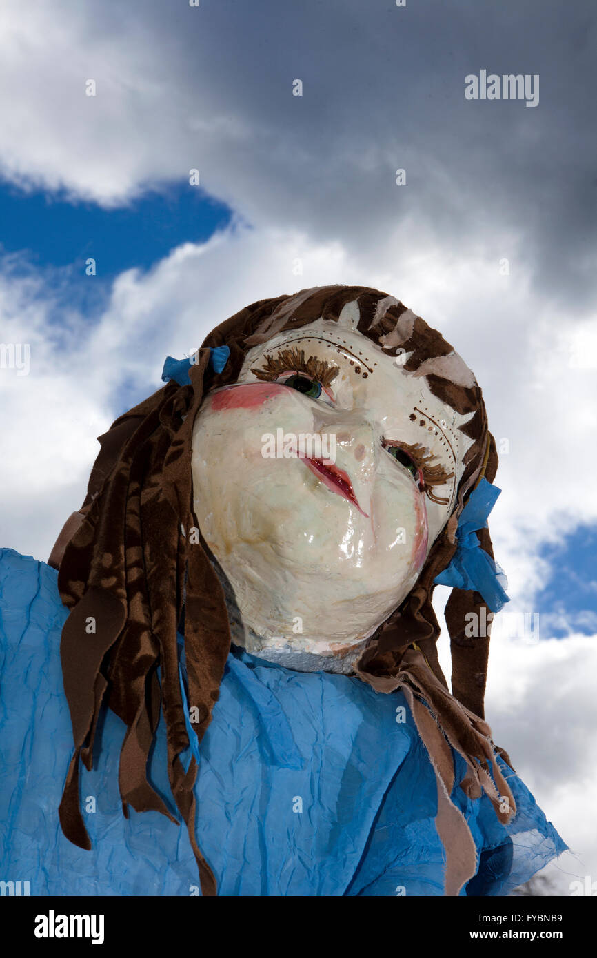 a uk wray handmade scarecrow festival fair lancaster caton village ...