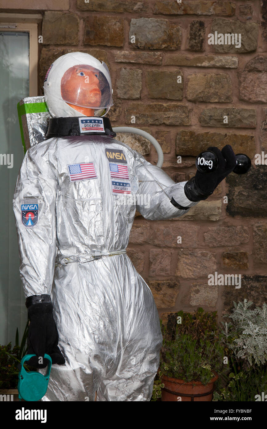 a uk wray handmade scarecrow festival fair lancaster caton village ...