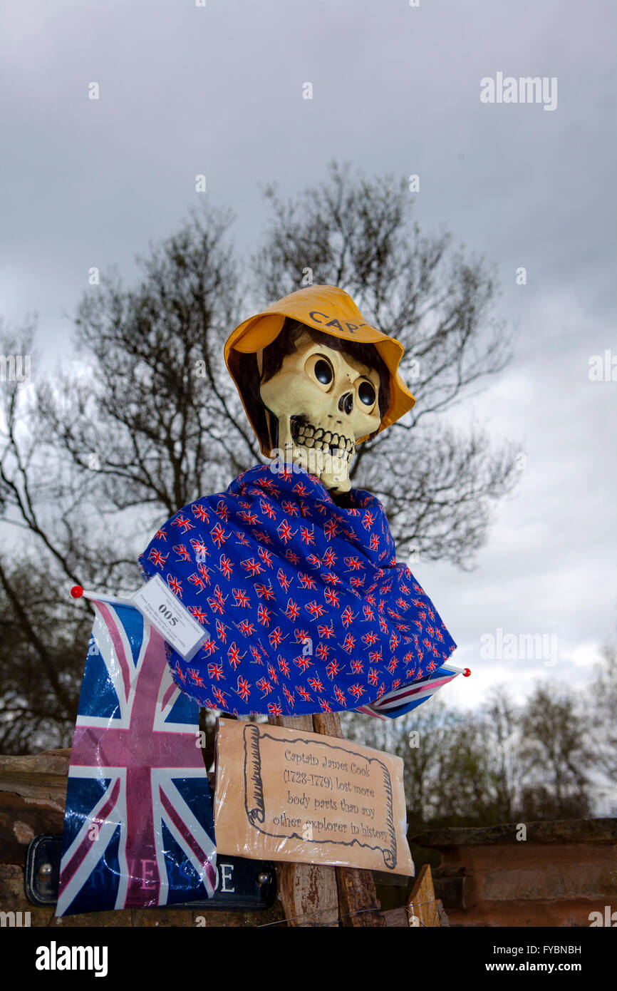a uk wray handmade scarecrow festival fair lancaster caton village ...